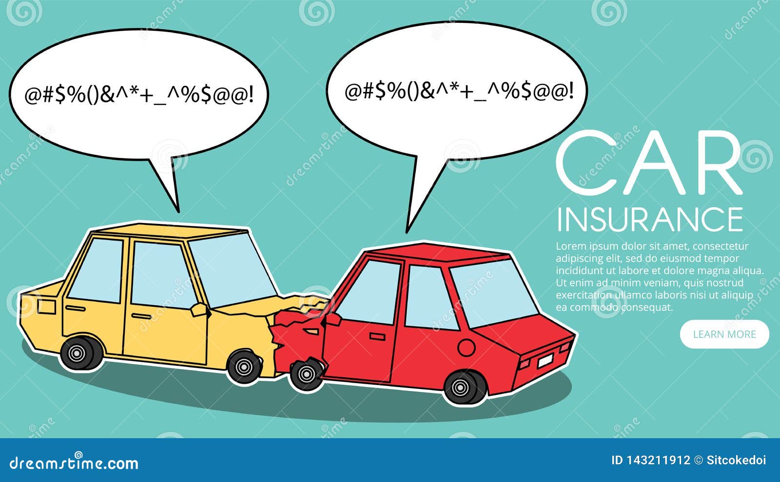 Car Bumping Two Traffic Cones Stock Illustration | CartoonDealer.com ...