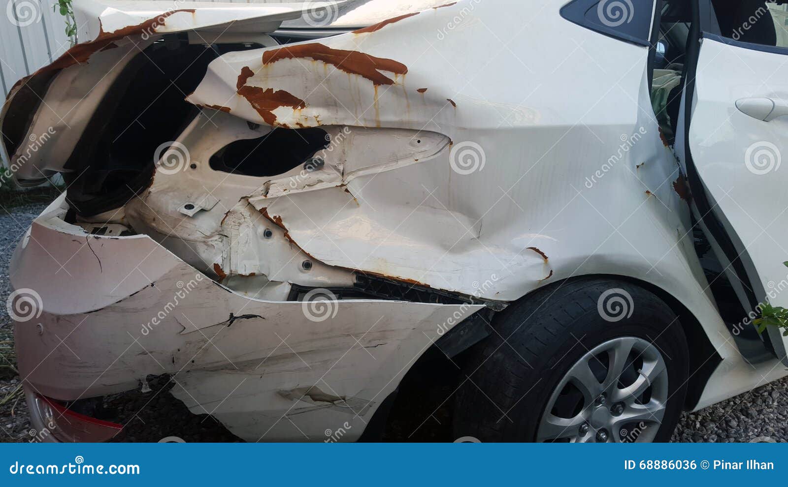 Car Accident stock photo. Image of collision, wreck, wheel - 68886036