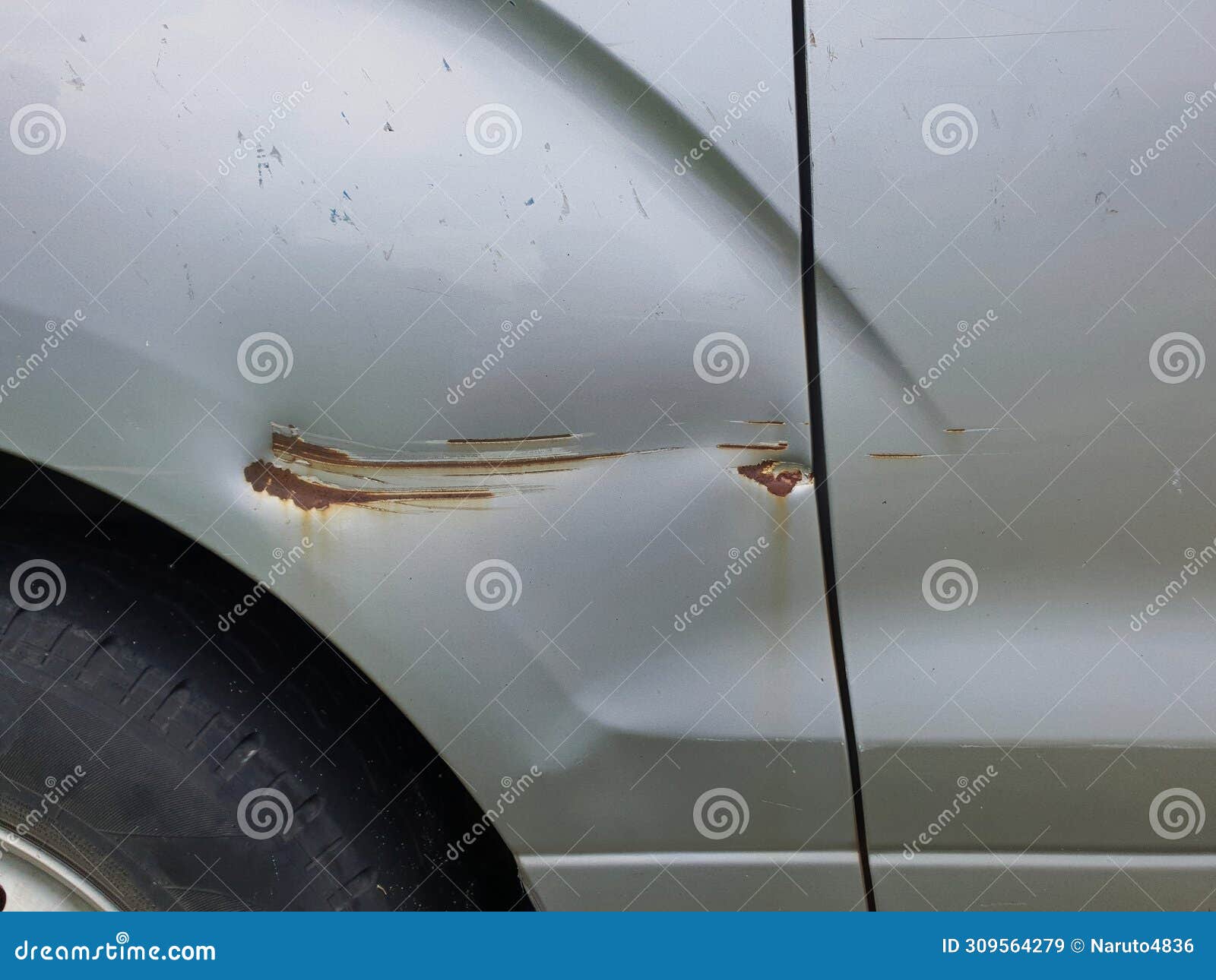 Car accident damage stock image. Image of crash, transport - 309564279