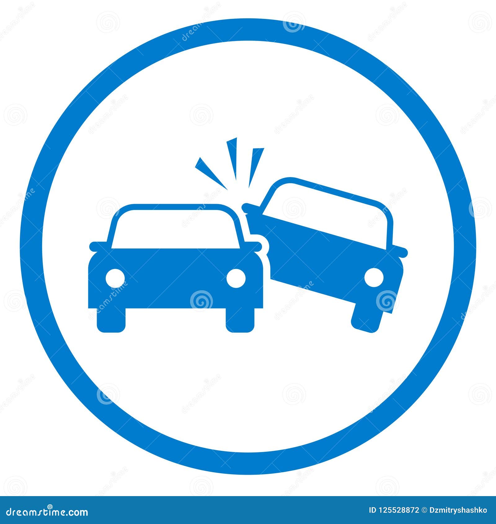 Car Accident icon stock vector. Illustration of risk - 125528872 Car Accident icon stock vector. Illustration of risk - 125528872