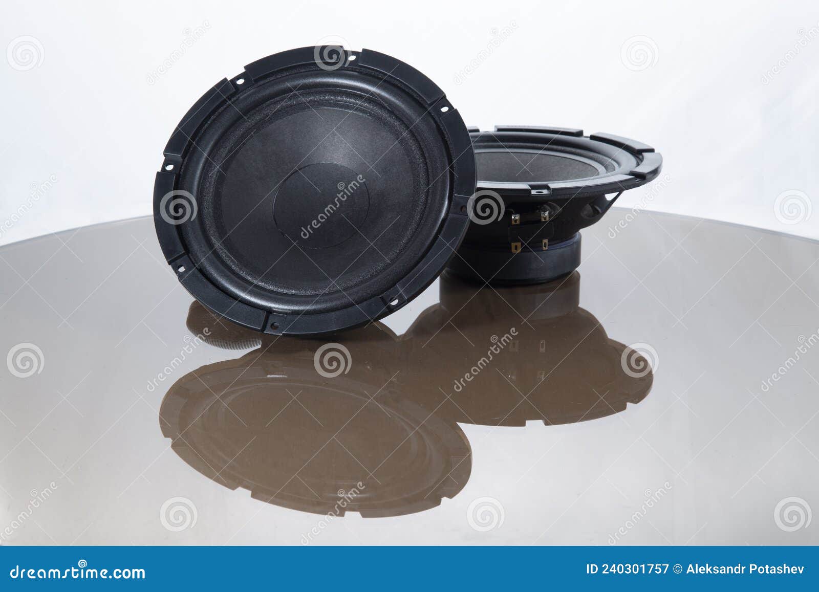 Car Acoustics on Glass.Car Audio Stock Image - Image of loud, black ...