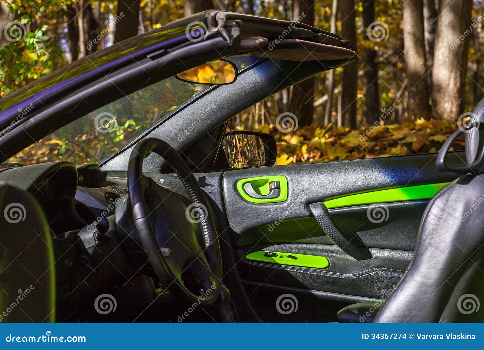 Car Against the Autumn Trees Stock Photo - Image of design, drive: 34367274