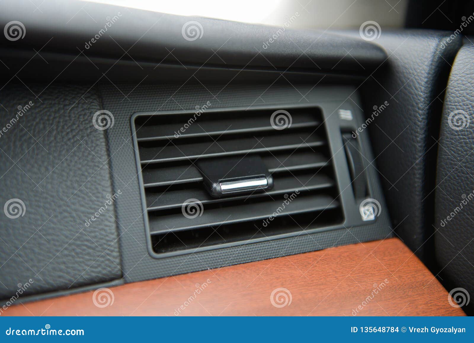 Car Air Conditioning. the Air Flow Inside the Car Stock Photo - Image ...