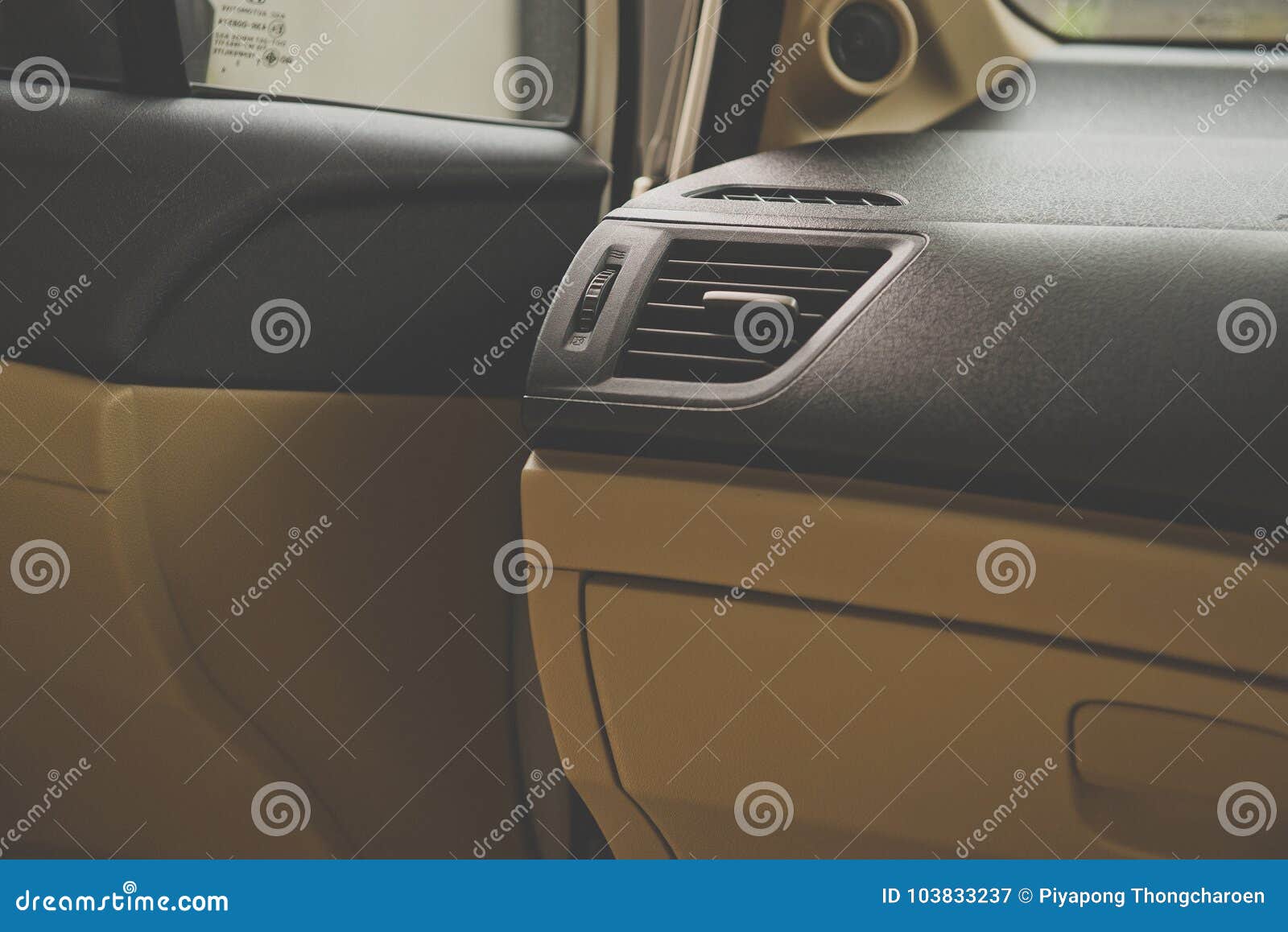 Car Air Conditioning System,Button on Dashboard in Car Stock Image ...