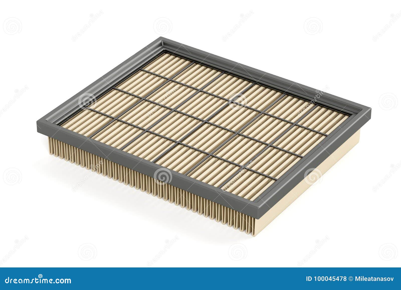 Car air filter stock illustration. Illustration of automotive - 100045478