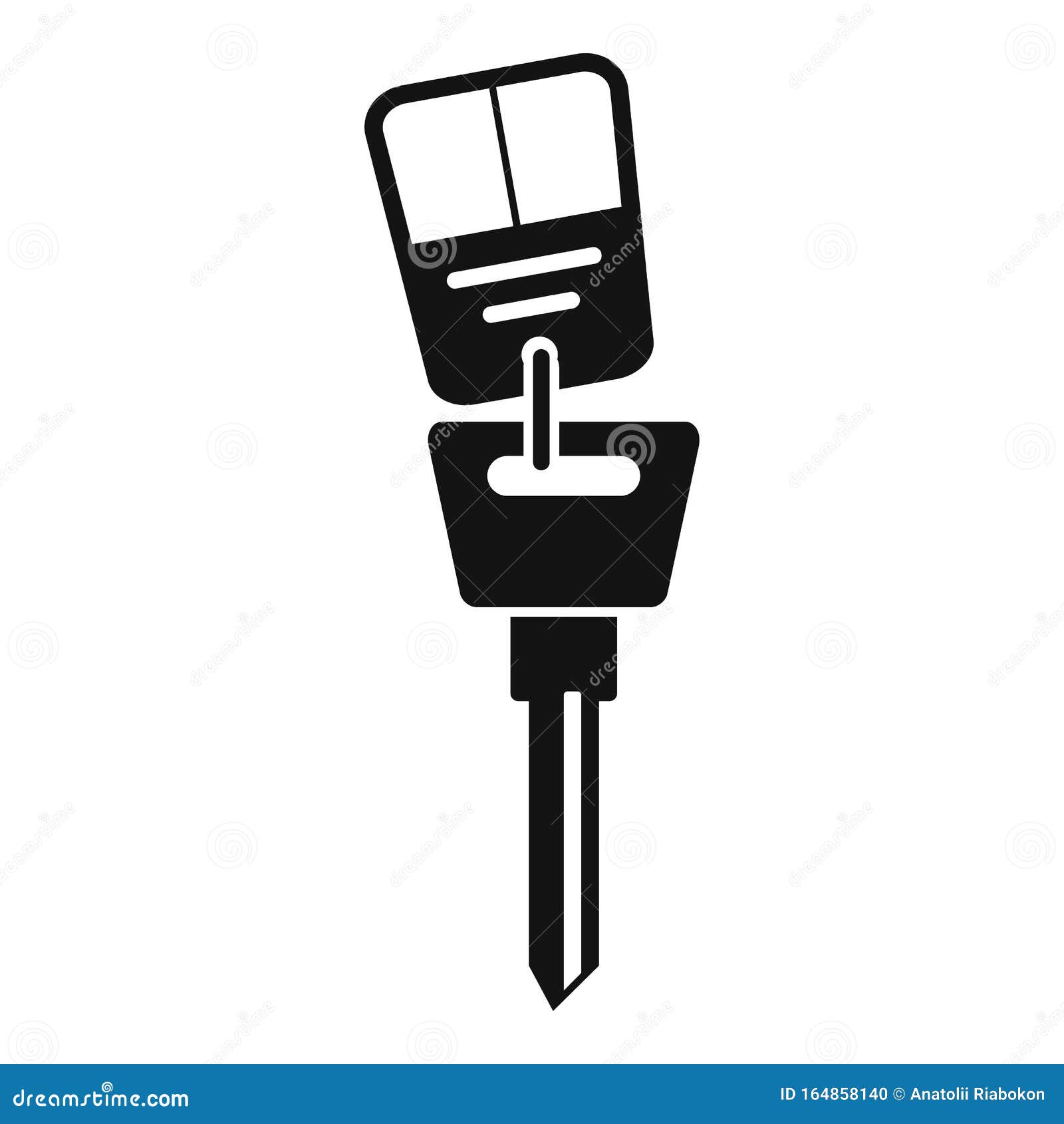 Car Alarm Icon, Simple Style Stock Vector - Illustration of close, icon ...