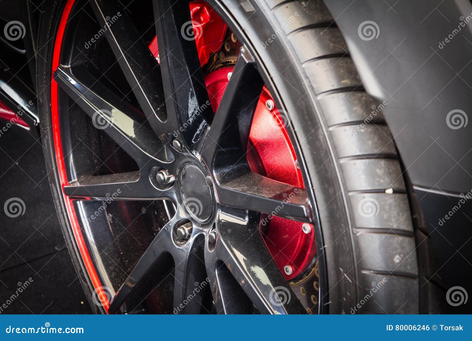 Car alloy wheel stock photo. Image of grey, closeup, caliper - 80006246