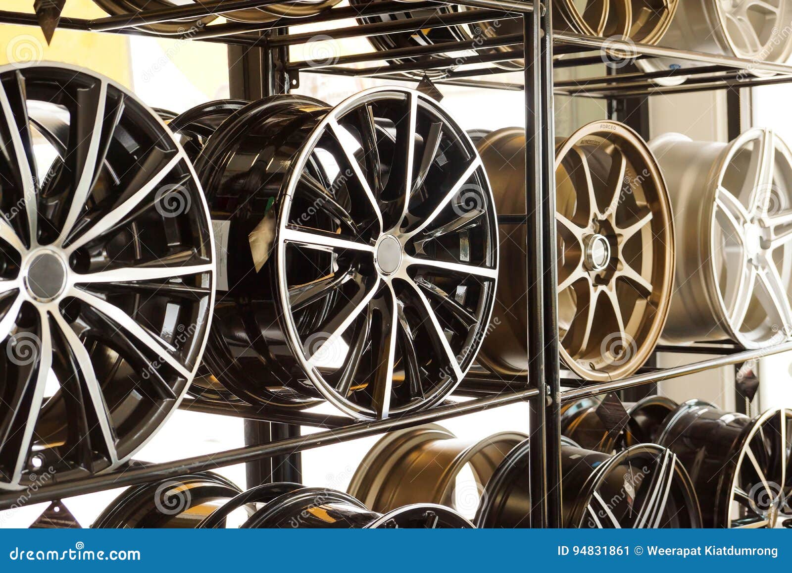 Car alloy wheels stock image. Image of aluminum, shape - 94831861