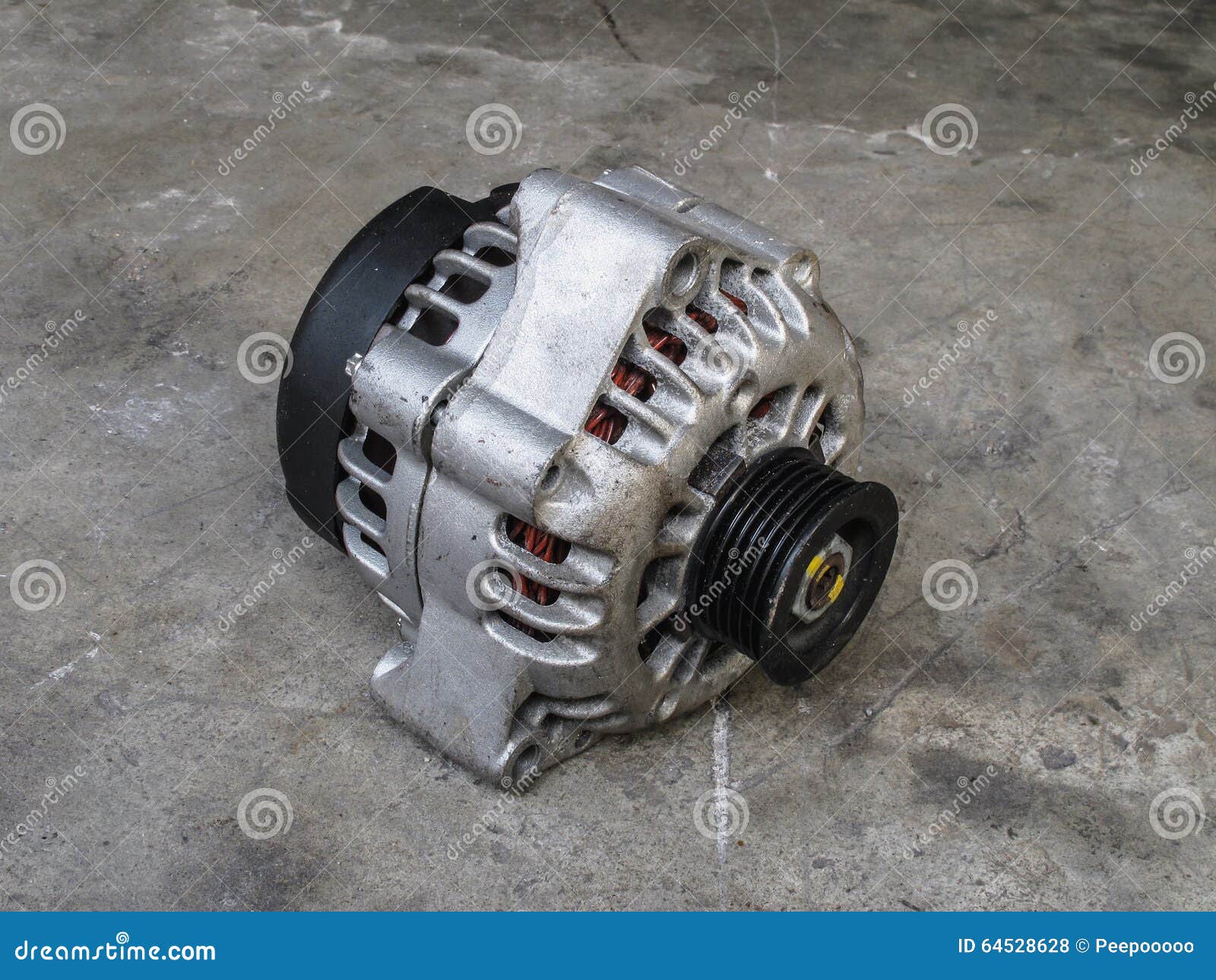 Car alternator stock photo. Image of electricity, charge - 64528628