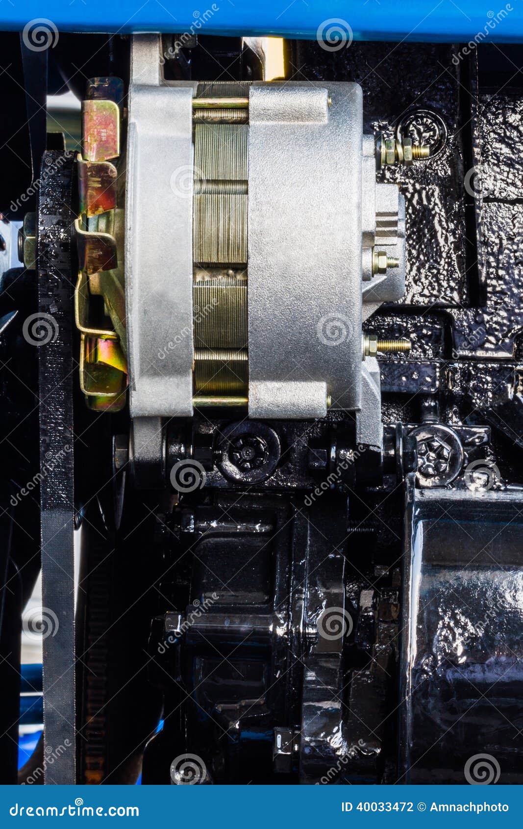 Car Alternator. stock photo. Image of metal, automobile - 40033472