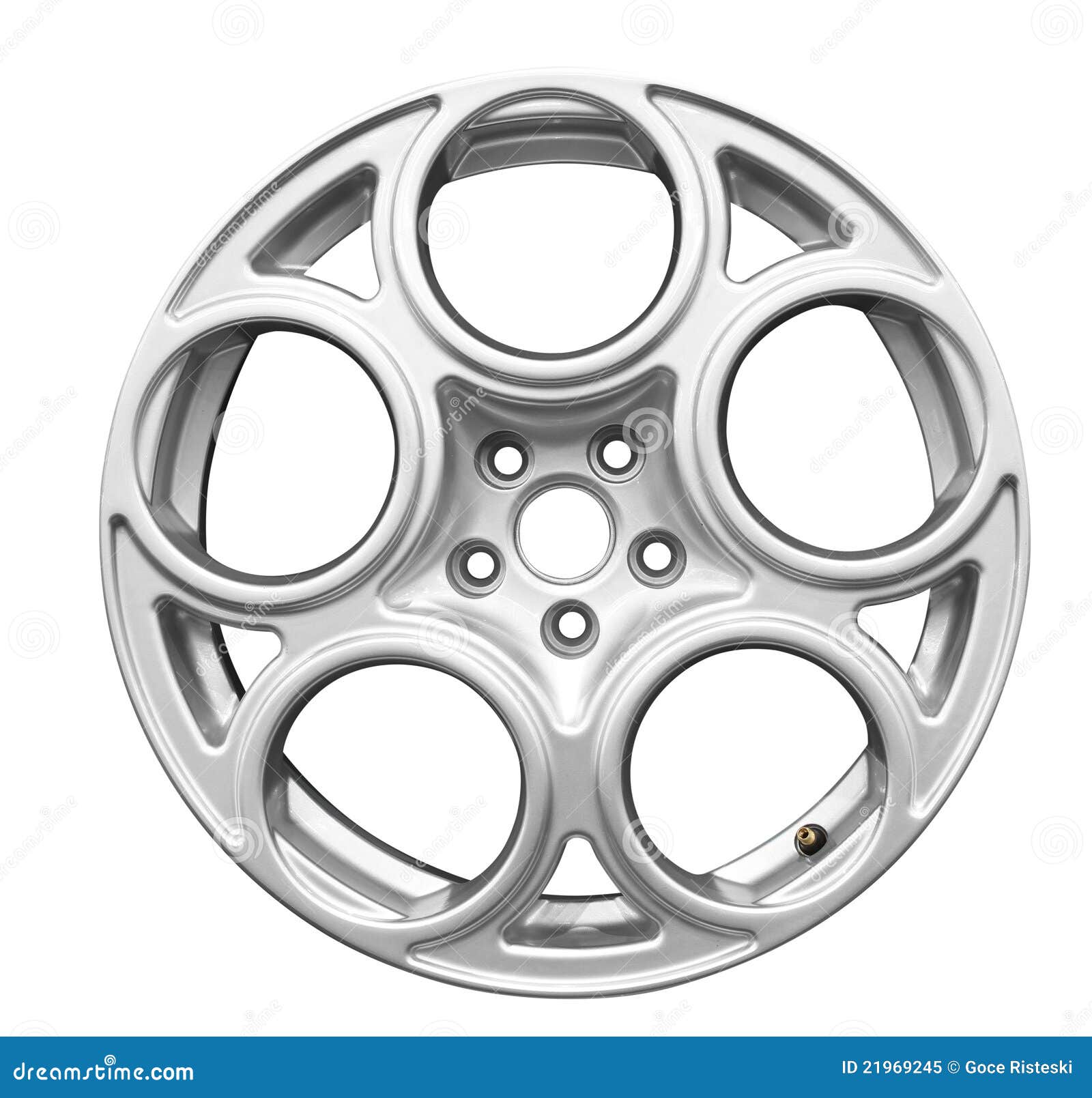 Car Aluminum Wheel Isolated Stock Image - Image of metal, chrome: 21969245