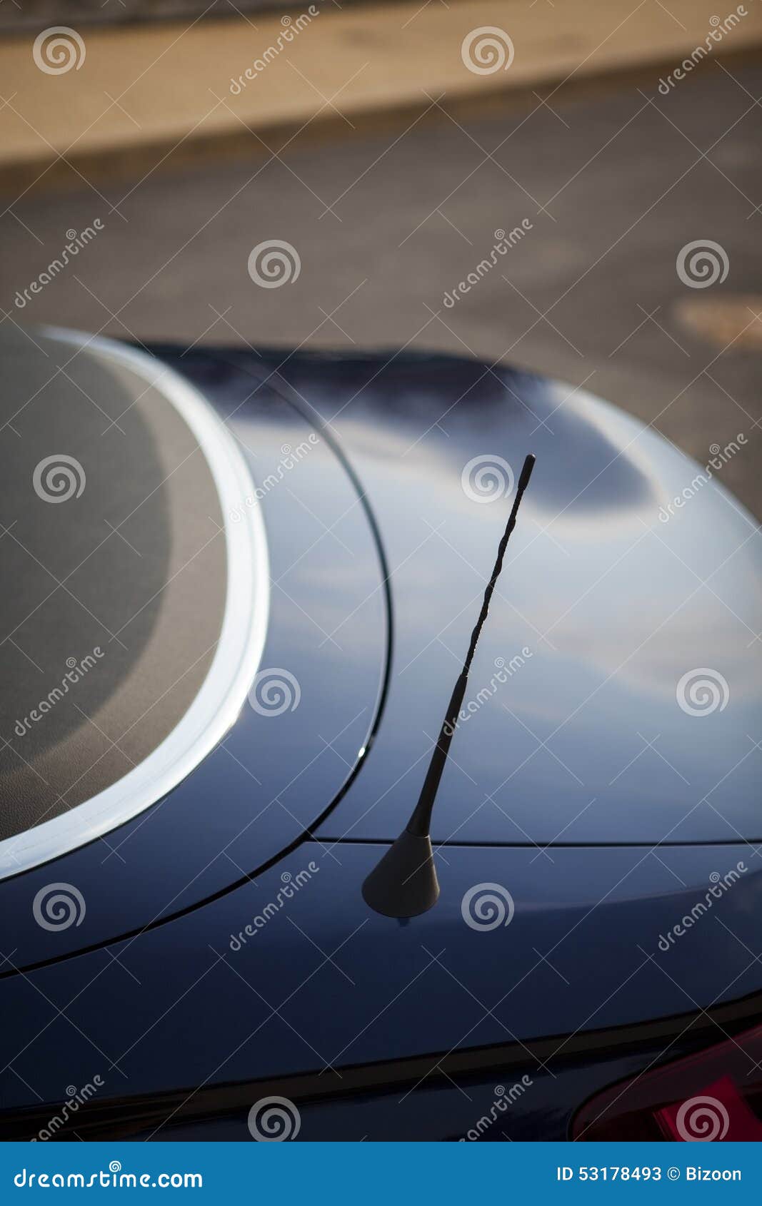 Car antenna stock image. Image of receiver, long, transport - 53178493