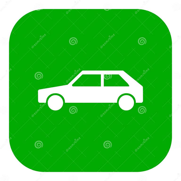 Car and app icon stock vector. Illustration of green - 254685803