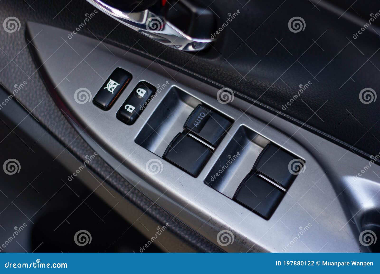 Car Arm Rest with Control Panel. Door Lock & Mirror Control. Window ...