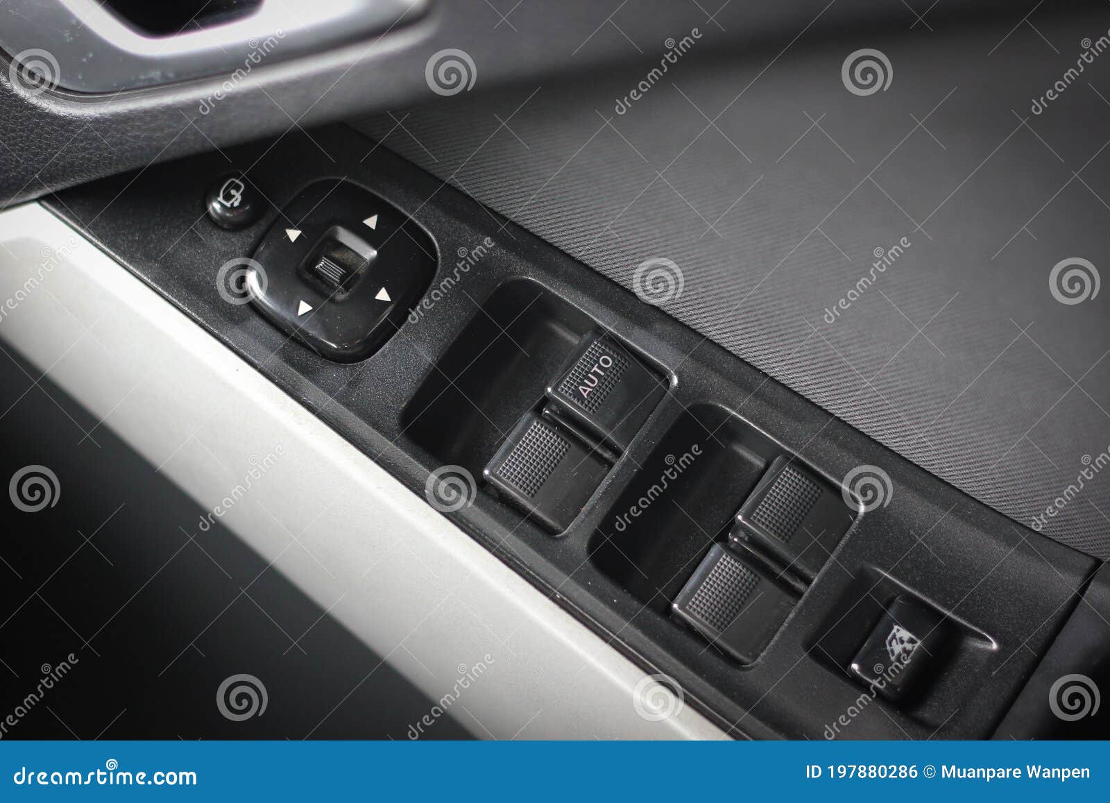 Car Arm Rest with Control Panel. Door Lock & Mirror Control. Window ...