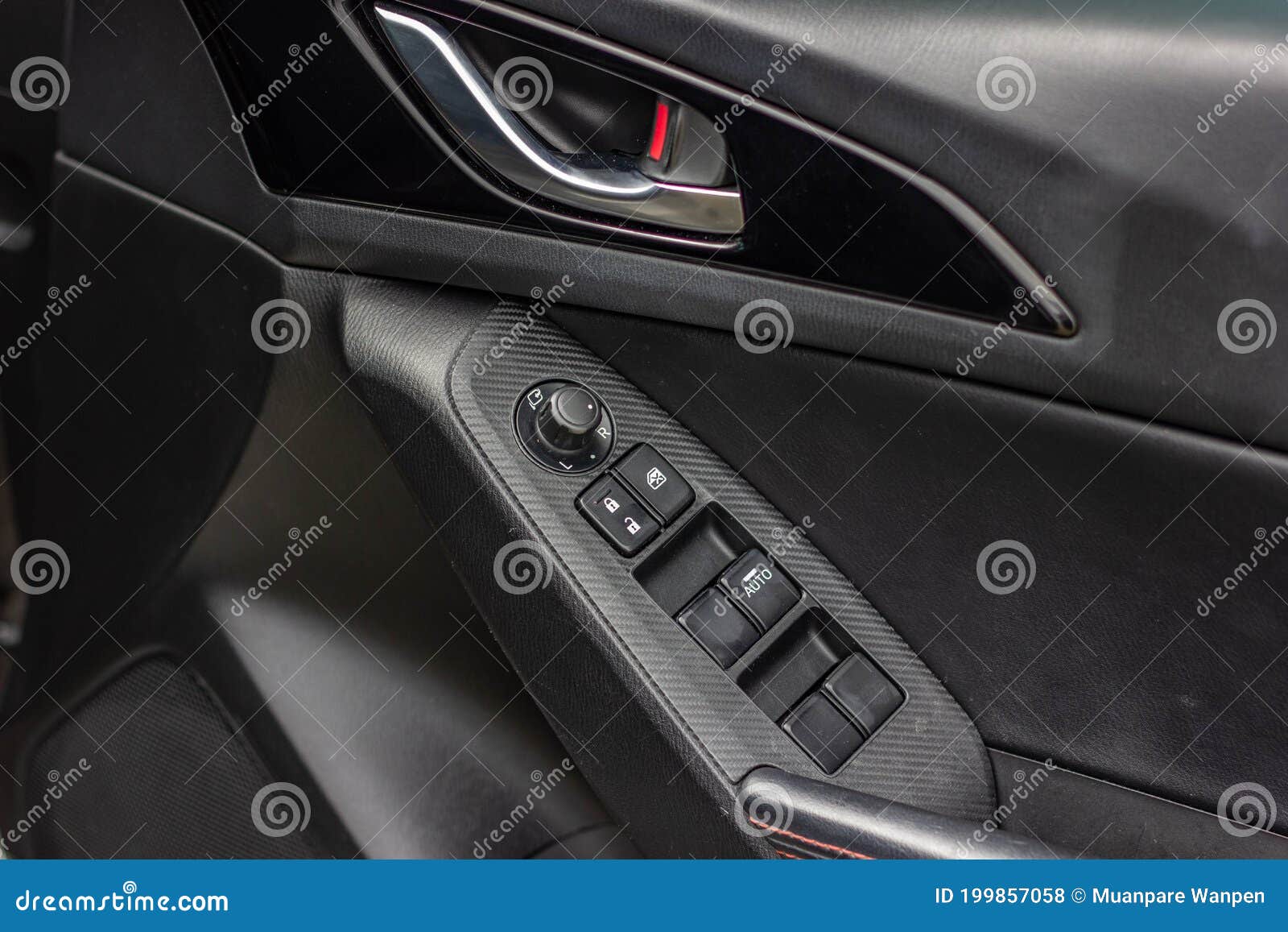 Car Arm Rest with Control Panel. Door Lock & Mirror Control. Window ...