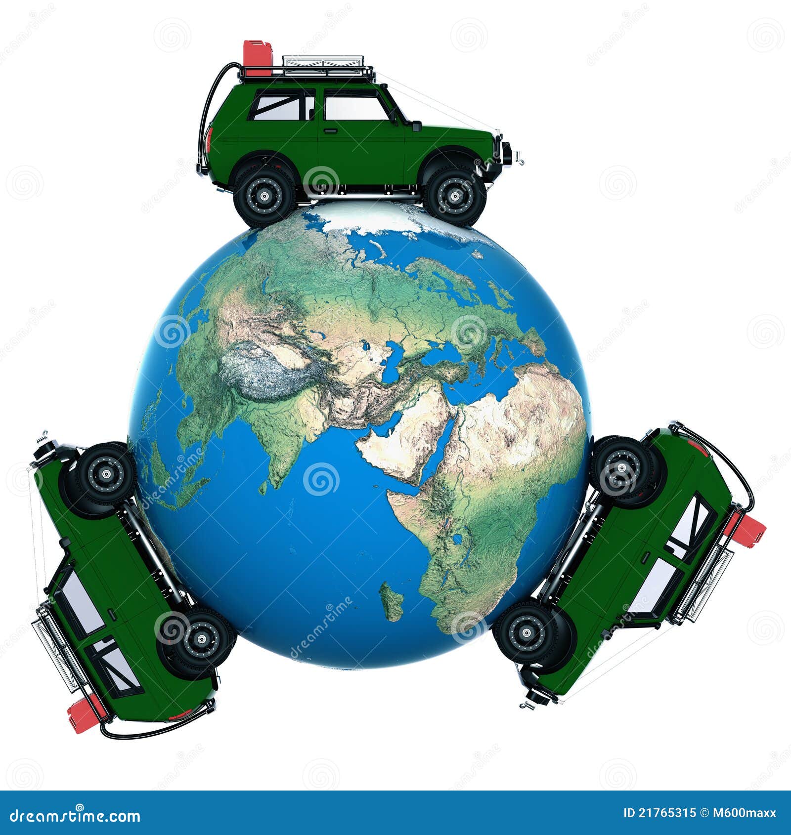 On car around the world stock illustration. Illustration of vehicle ...