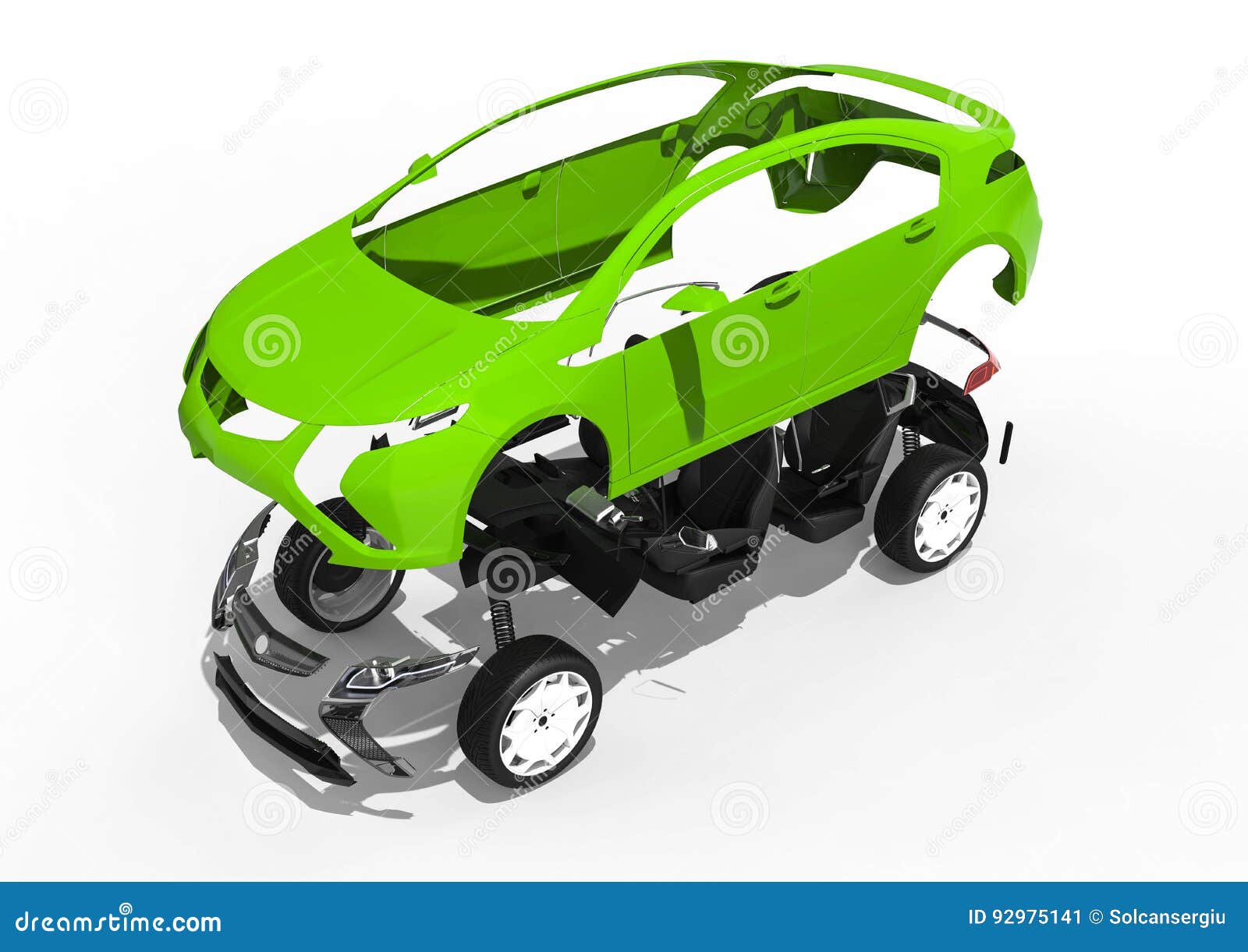 Car assembly stock illustration. Illustration of sports - 92975141