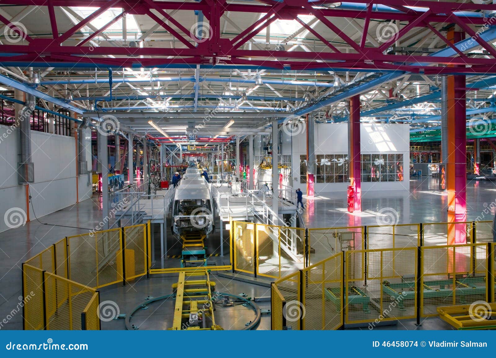 Car assembly line editorial stock image. Image of plant - 46458074