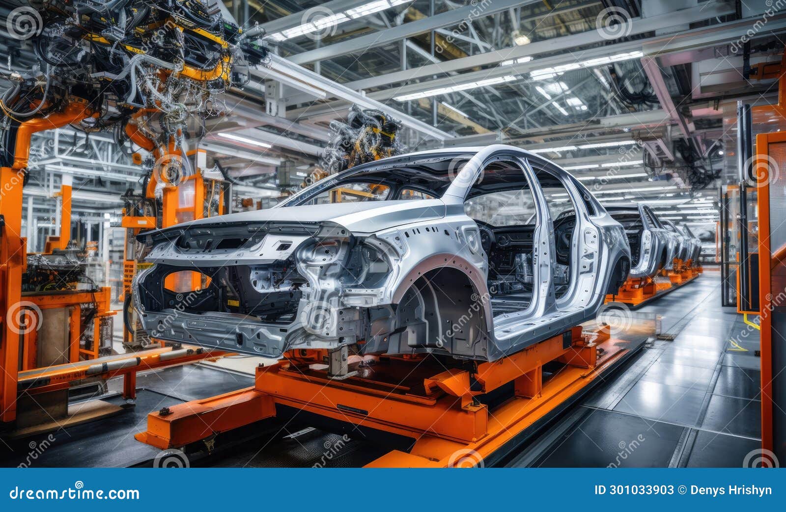 Car Assembly Process Revealing Efficiency, Precision, and Craftsmanship ...