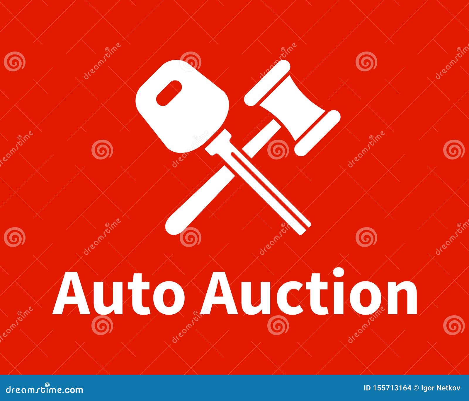 Car Auction Logo Design stock illustration. Illustration of color ...