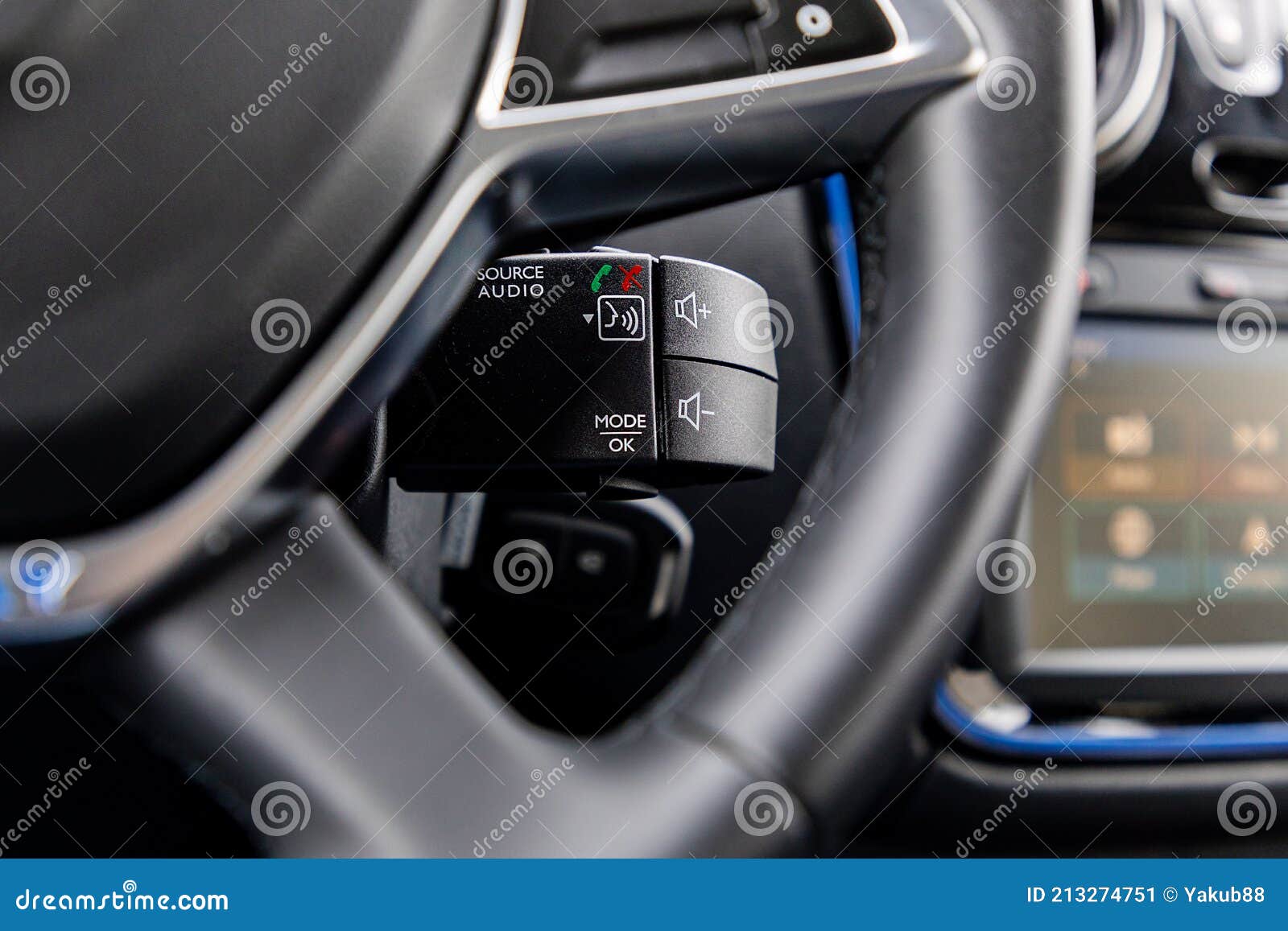 Car audio controls stock image. Image of audio, auto - 213274751