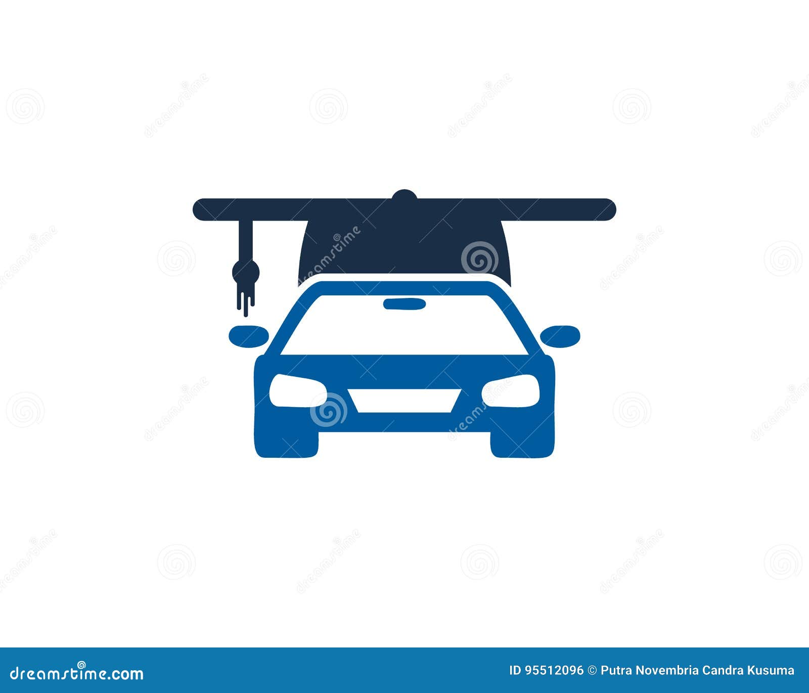 Car Auto Education Icon Logo Design ELement Stock Vector - Illustration ...