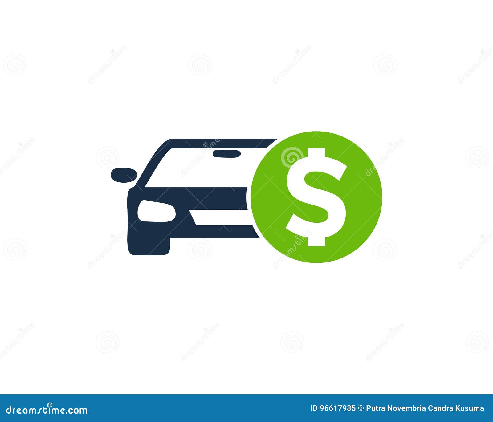 Car Auto Money Icon Logo Design Element Stock Vector - Illustration of ...