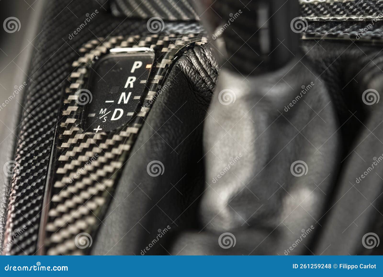 Car Automatic shift lever stock photo. Image of automotive - 261259248