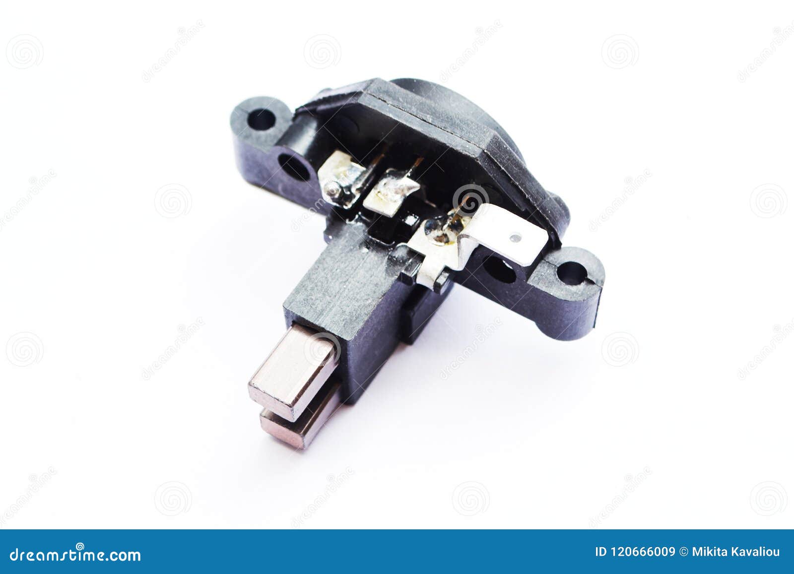 Car Automatic Voltage Regulator Isolated Stock Image - Image of ...