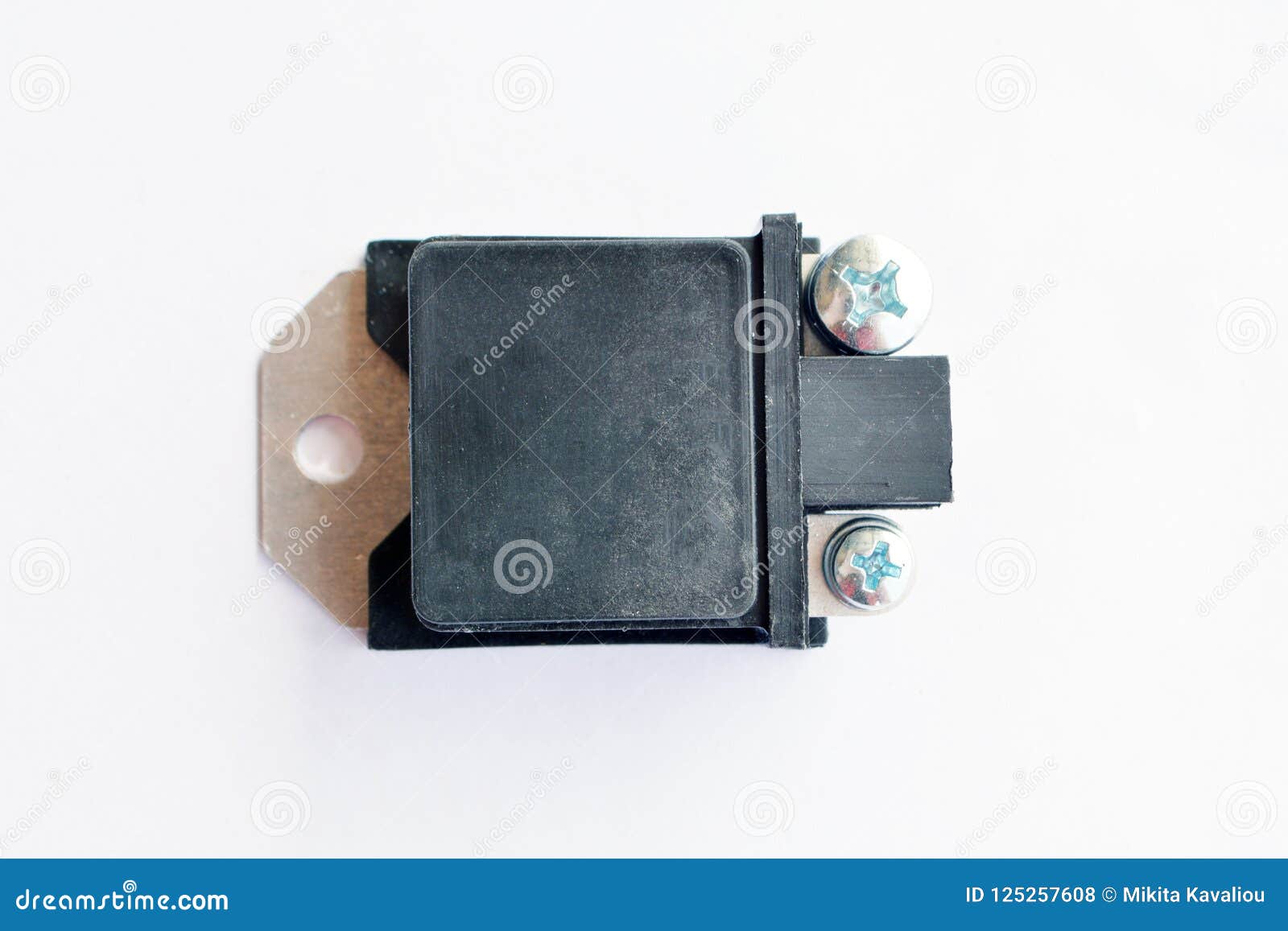 Car Automatic Voltage Regulator Isolated Stock Photo - Image of ...