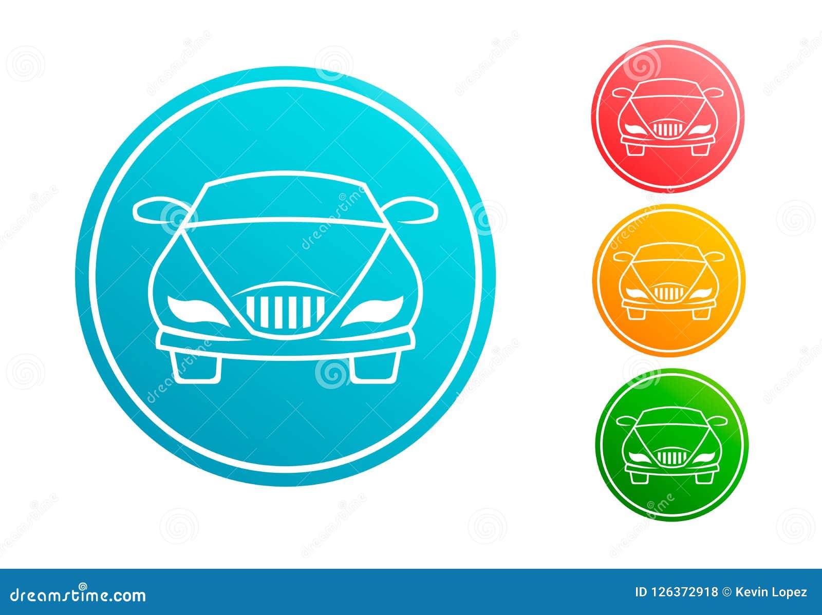 Car Automobile Circle Vector Set Stock Vector - Illustration of auto ...