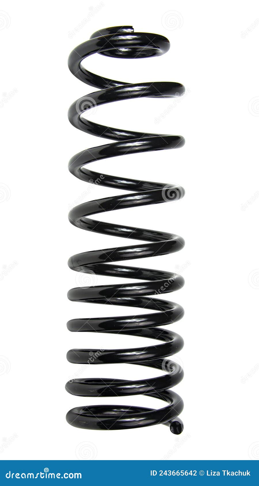 Car Automotive Spring Isolated on the White Background Stock Photo ...