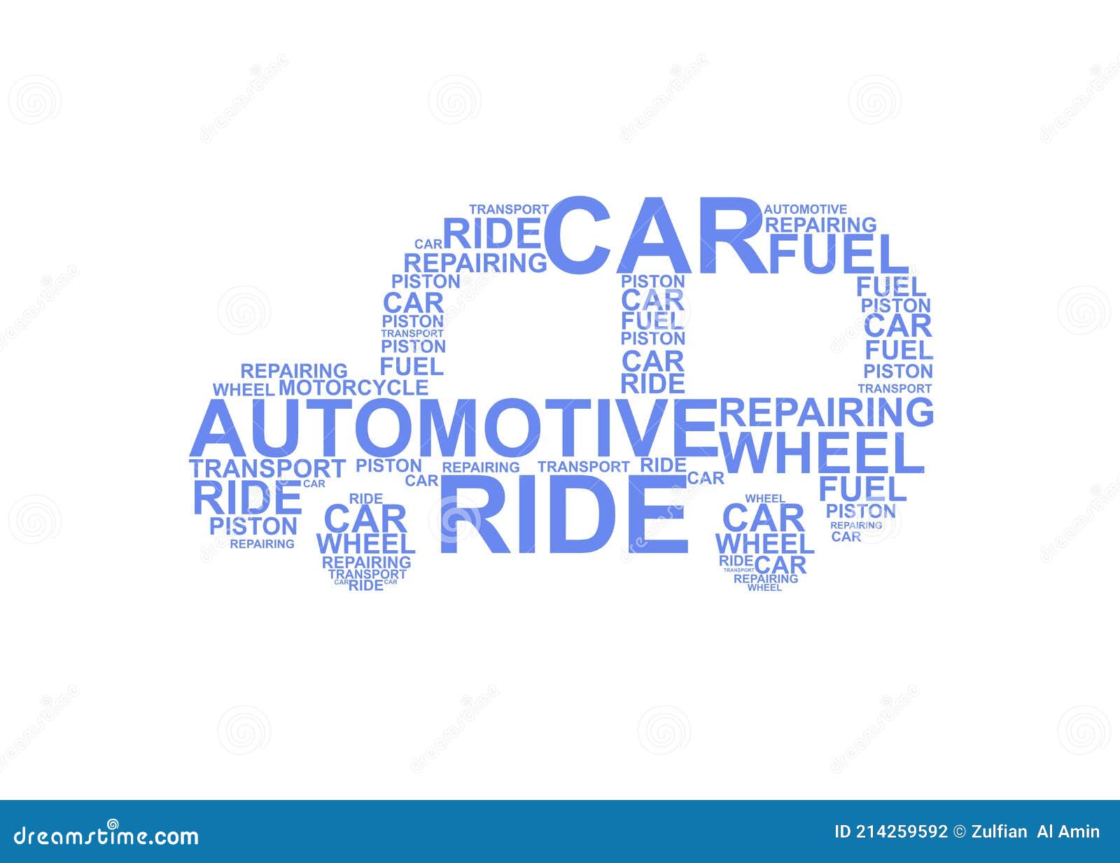 Car and Automotive Typography Design. Stock Vector - Illustration of ...