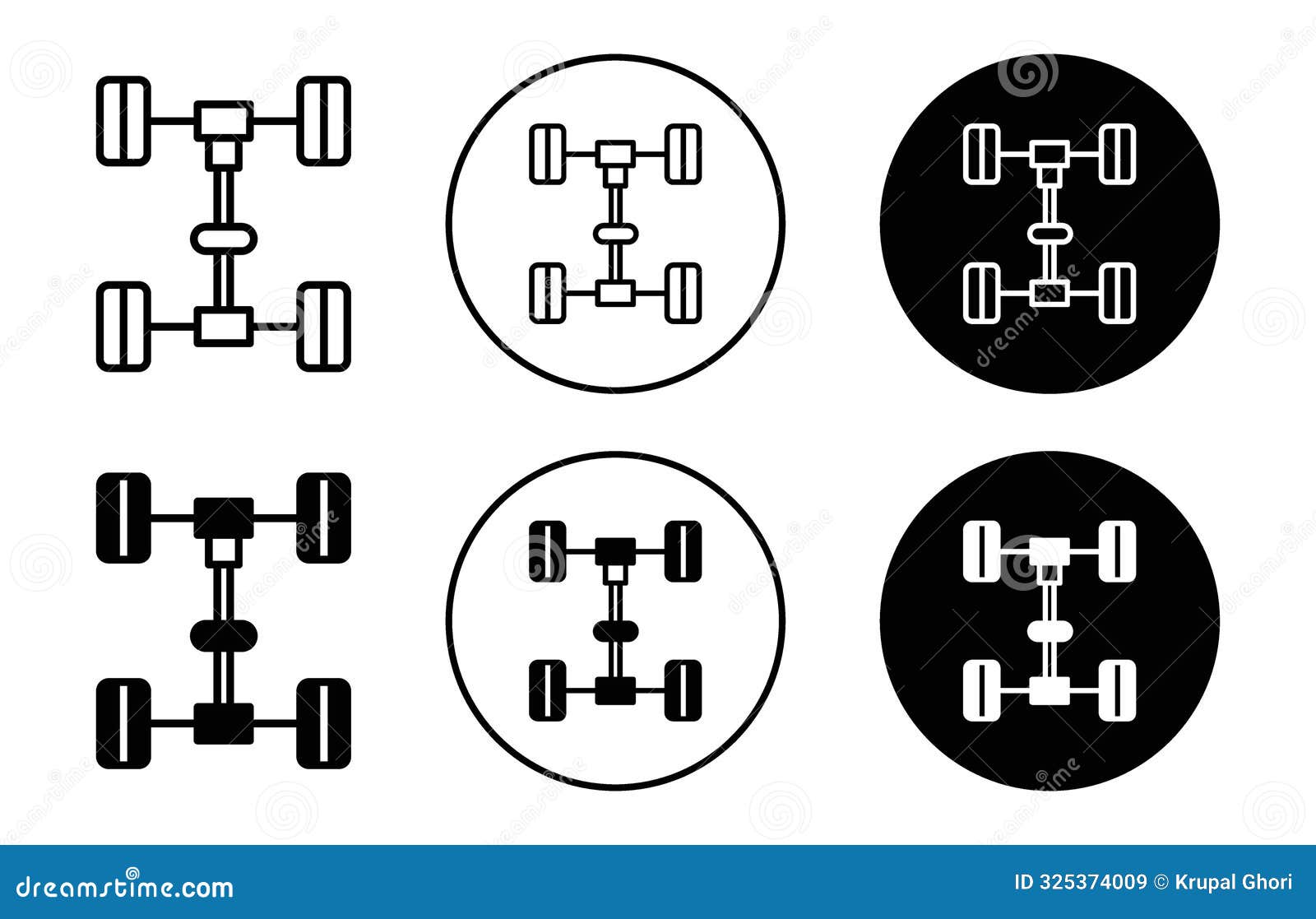 Car axle icon stock illustration. Illustration of isolated - 325374009