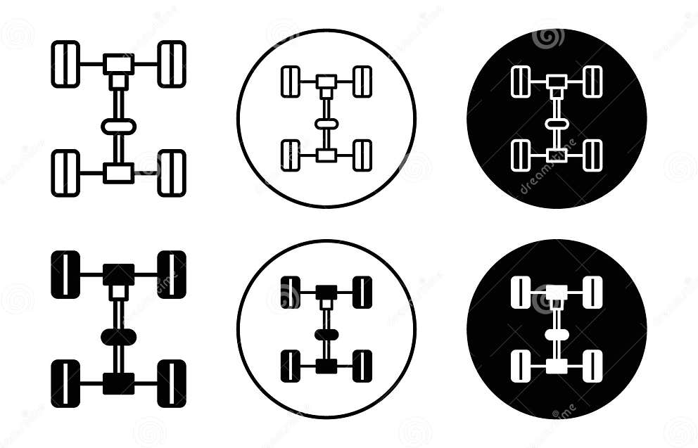 Car axle icon stock illustration. Illustration of isolated - 325374009