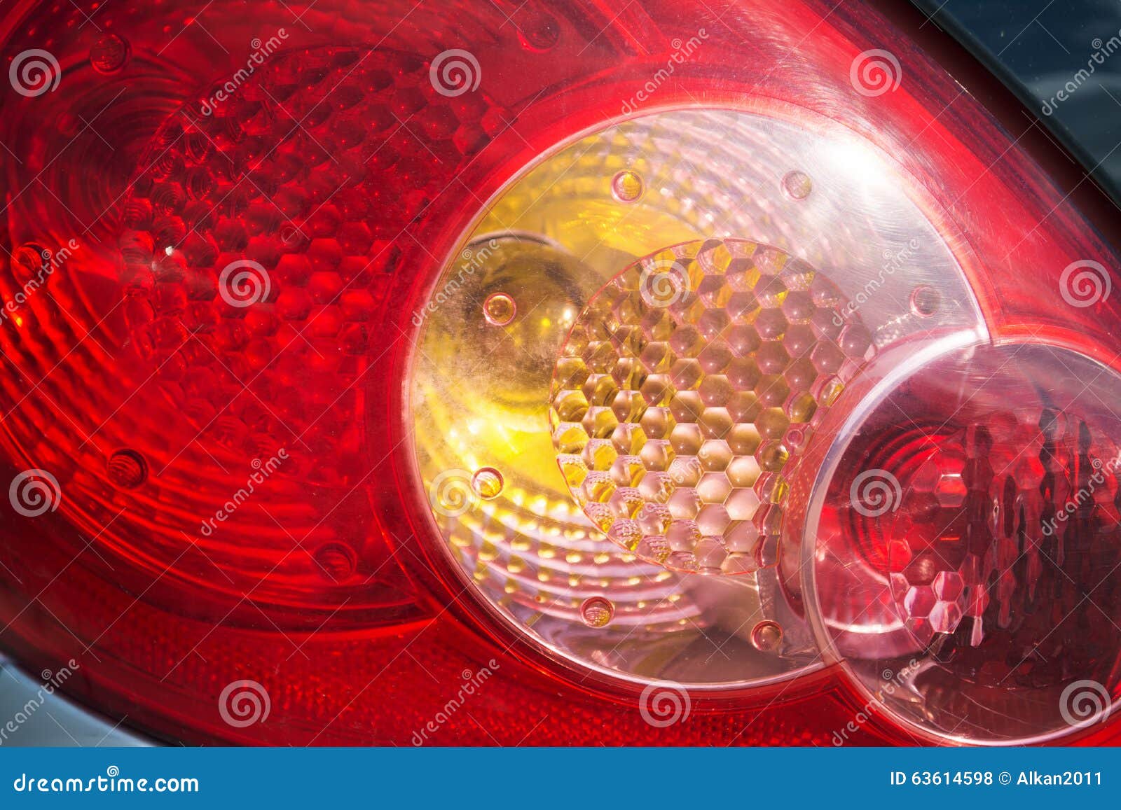 Car back light close up stock photo. Image of light, detail - 63614598