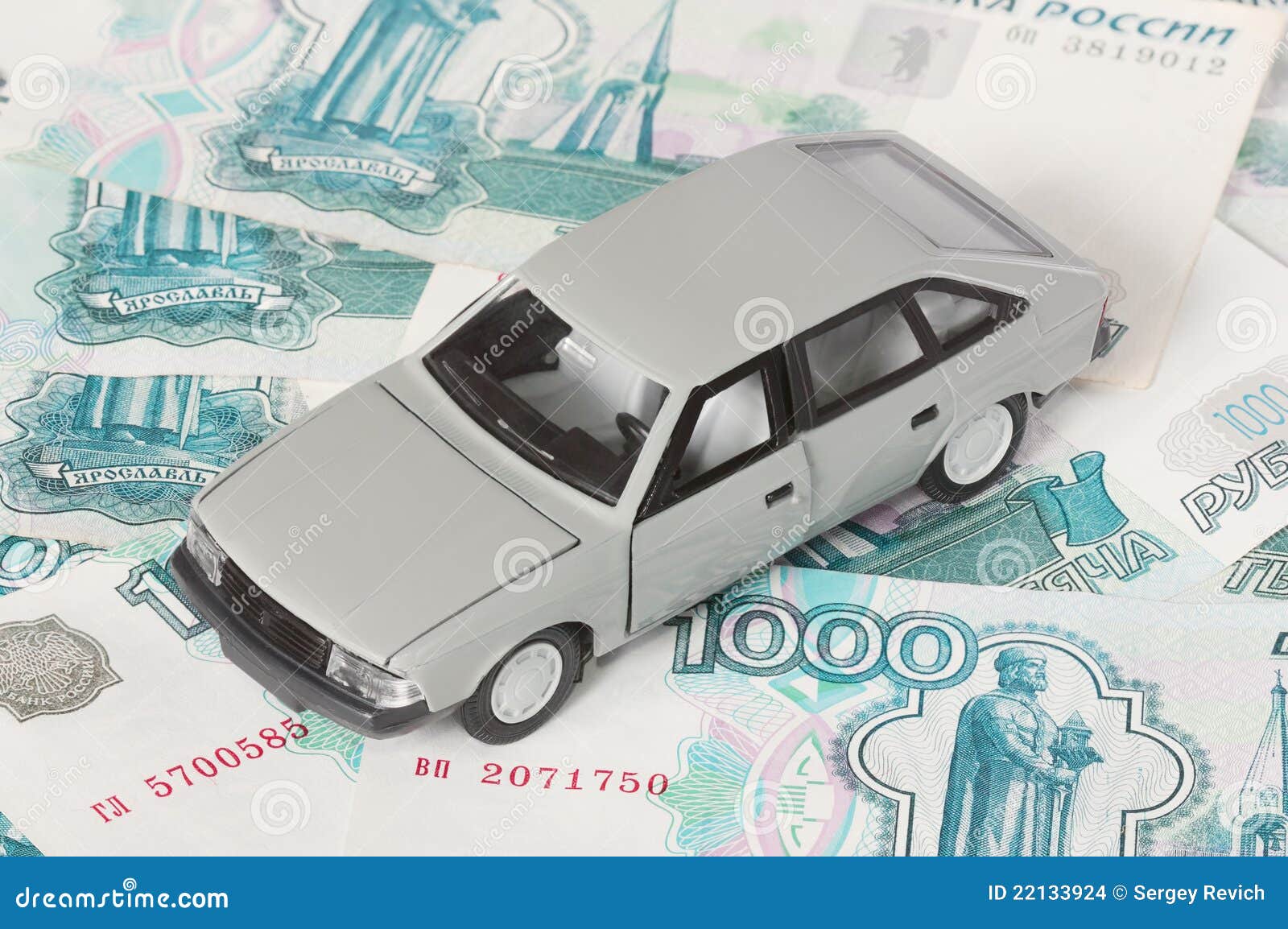 Car on background of money stock photo. Image of costs - 22133924
