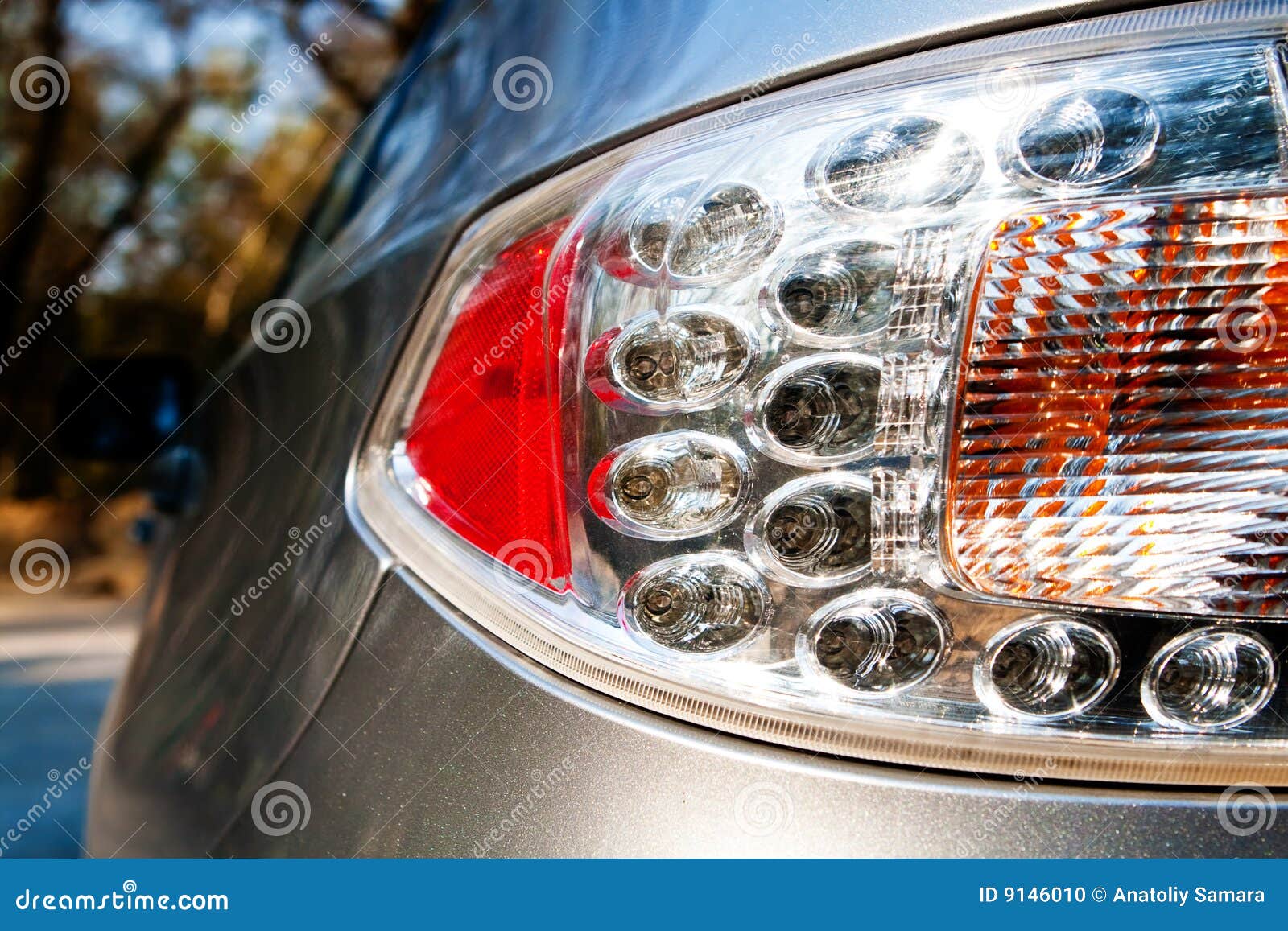 Car backlight stock photo. Image of sports, drive, stop - 9146010
