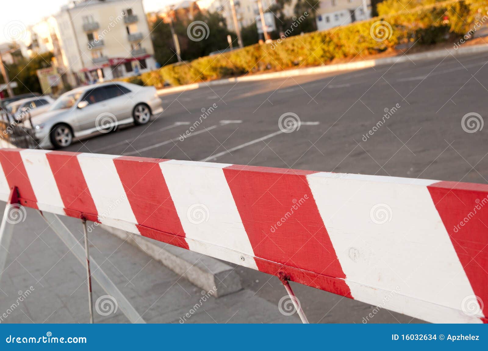 Car barrier stock photo. Image of street, auto, scene - 16032634