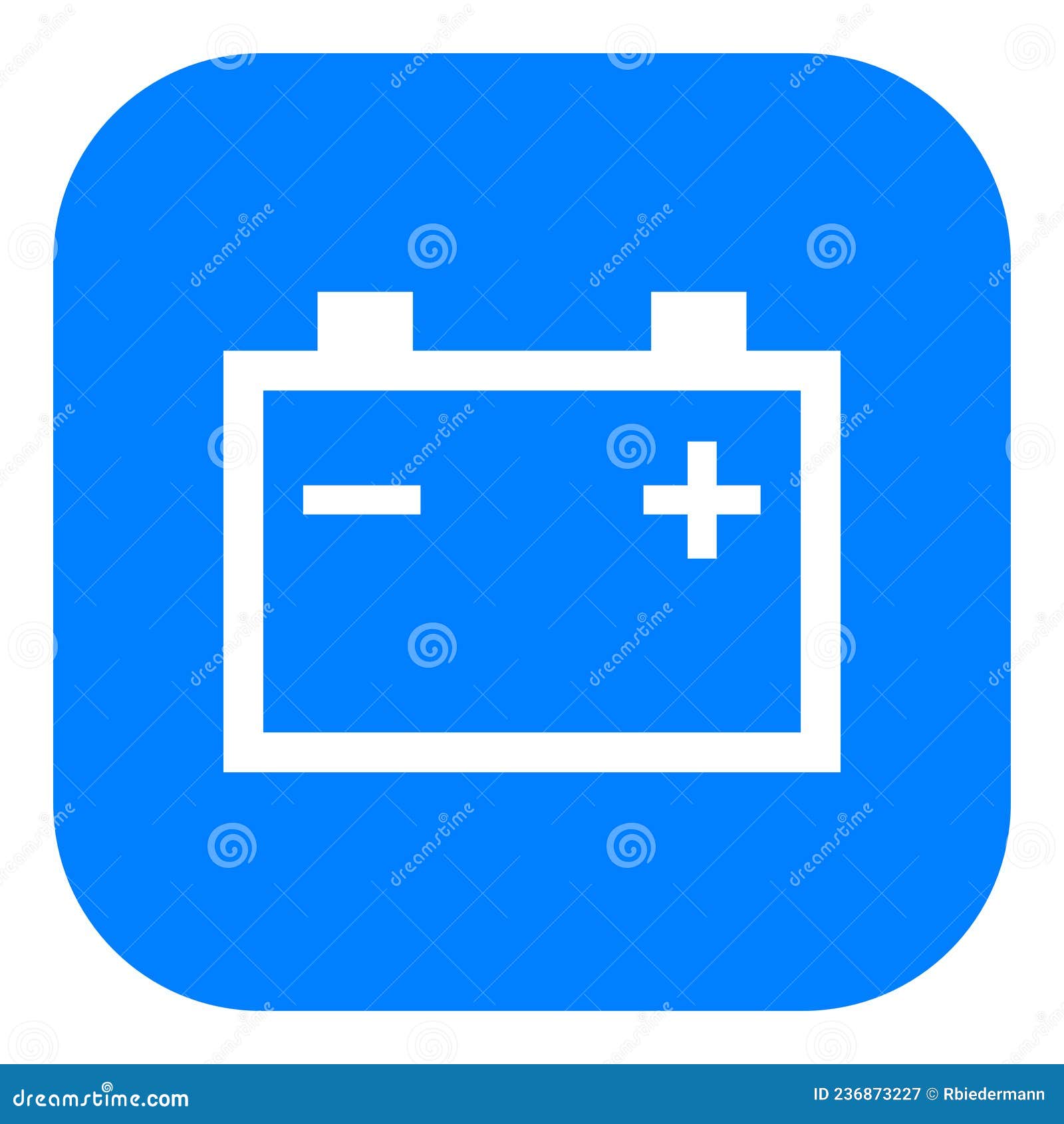 Car battery and app icon stock vector. Illustration of icon - 236873227