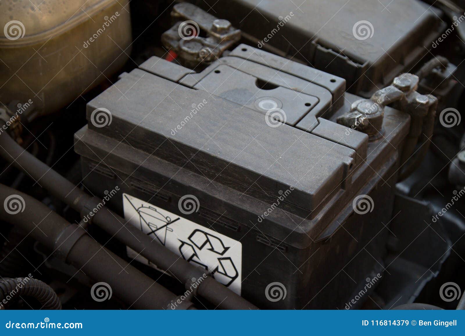 A car battery stock image. Image of auto, fuel, batteries - 116814379