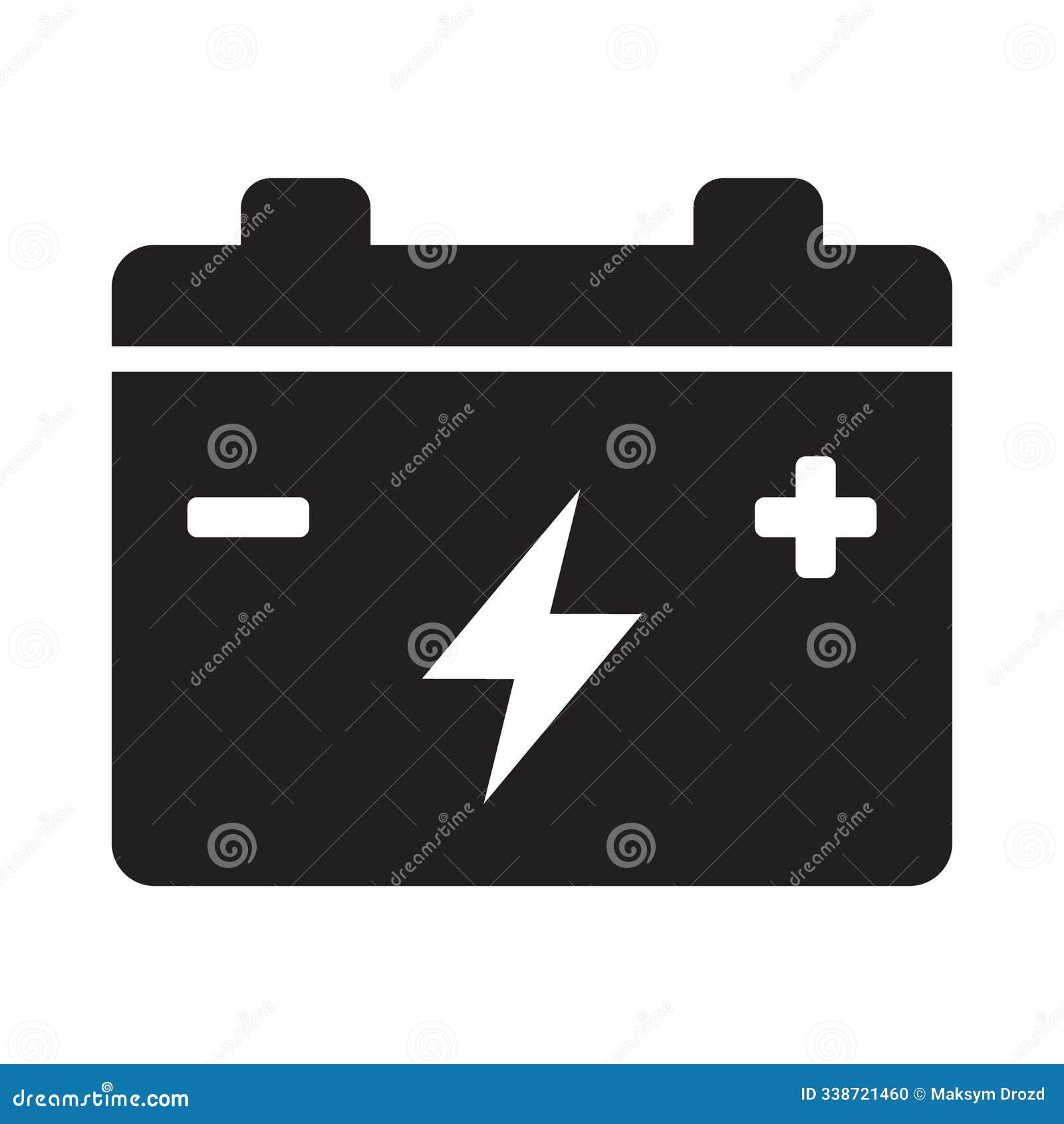 Car Battery Icon. Car Accumulator Icon. Auto Battery Symbols. Stock ...