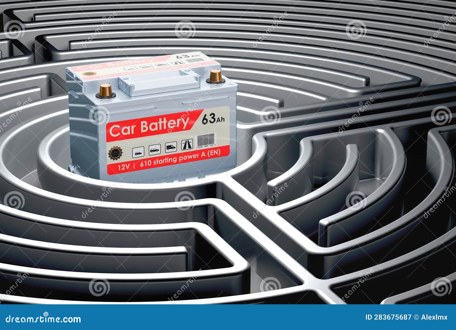 Battery Inside Scheme Set. AA Alkaline Or Lithium Single Cell Battery ...