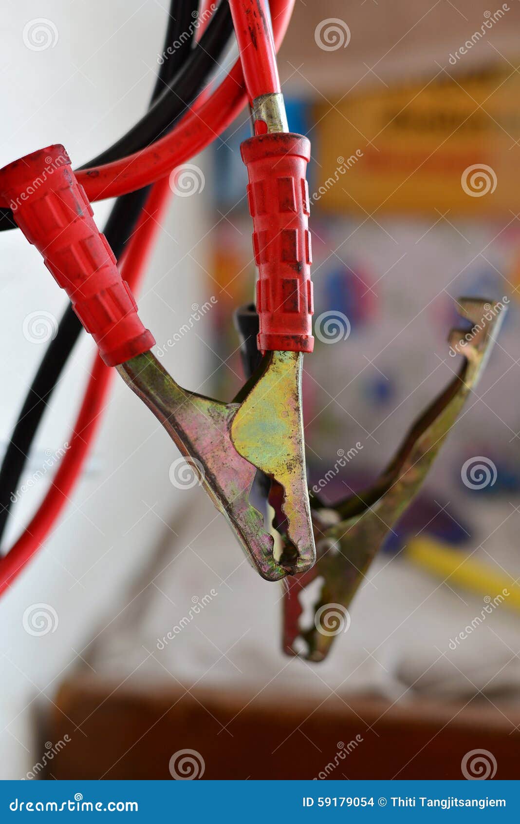 Car battery jumpers stock photo. Image of electricity - 59179054