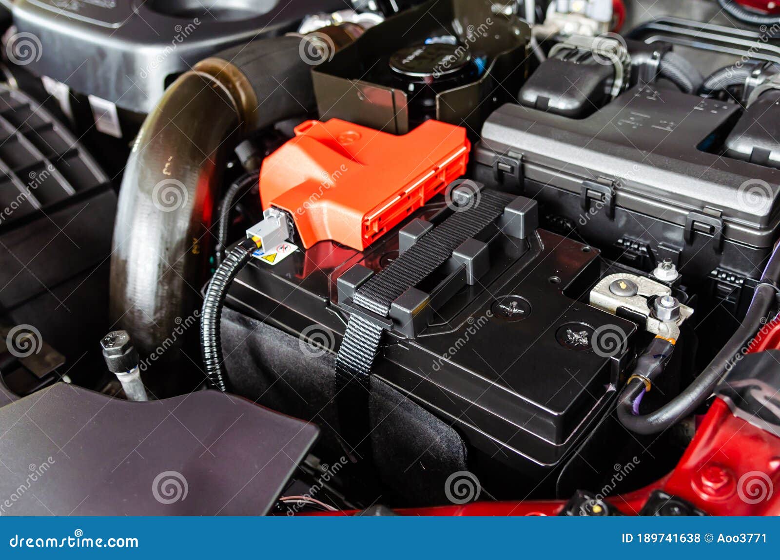 Car battery stock photo. Image of power, electric, automotive - 189741638