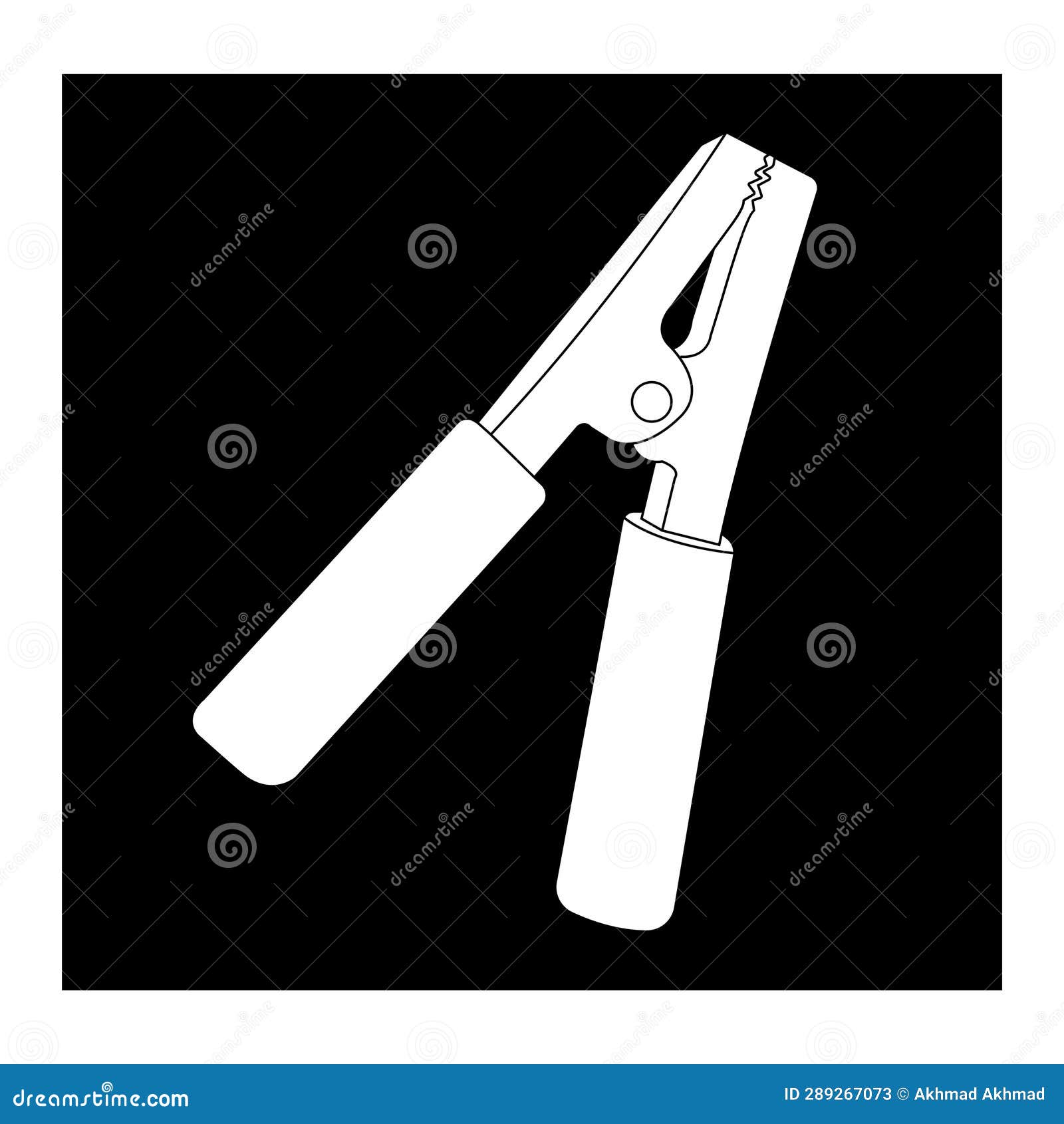 Car Battery Power Jumper Cable Icon Stock Illustration - Illustration ...