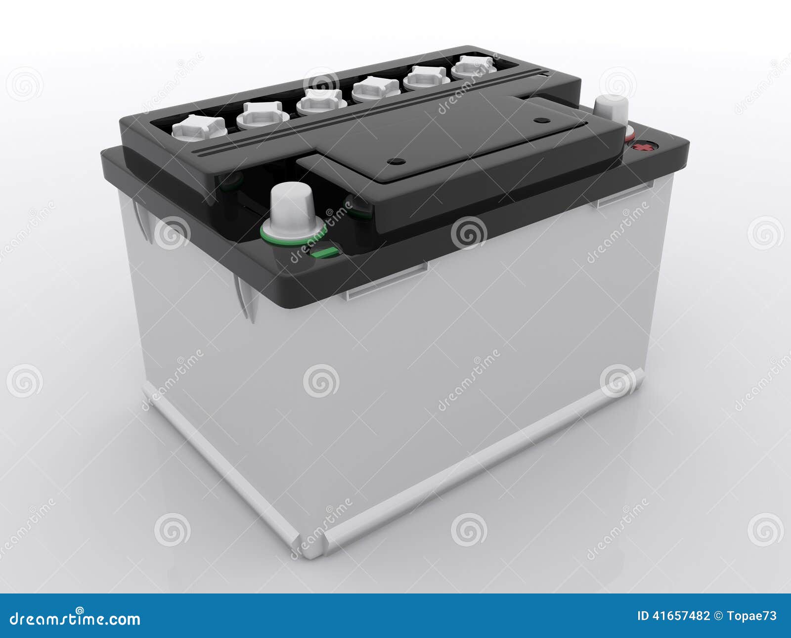 Car battery stock illustration. Illustration of battery - 41657482