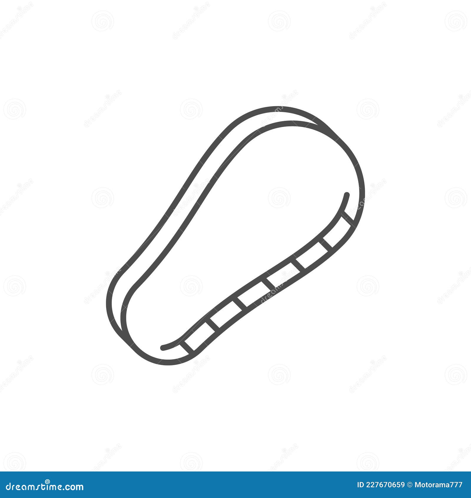 Car belt line outline icon stock vector. Illustration of tool - 227670659