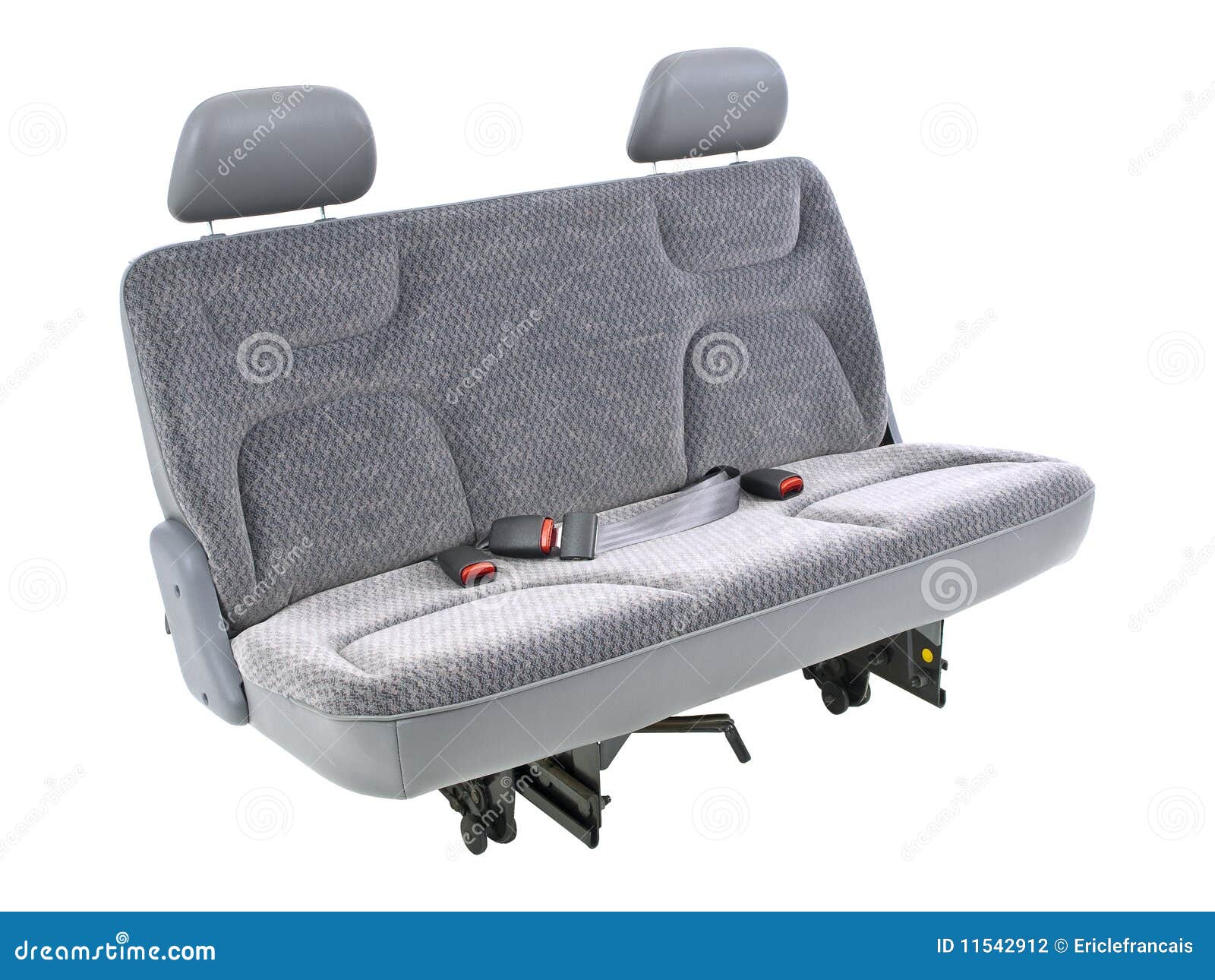 Car bench 3/4 view stock photo. Image of side, white - 11542912